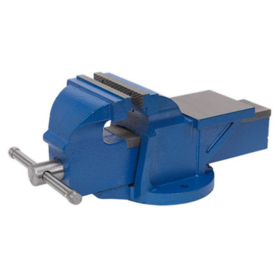 Sealey 150mm Heavy Duty Professional Cast Iron Fixed Base Vice Blue CV150XT