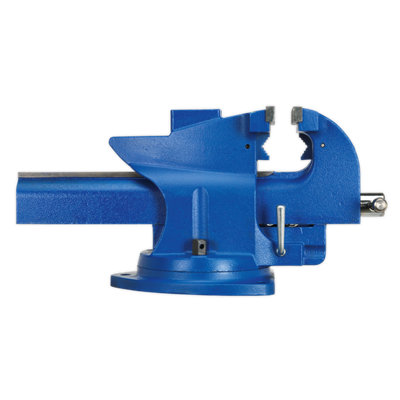 Sealey 150mm Quick Action Swivel Base Cast Iron Vice With Bench ...