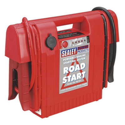 Sealey 1600A 12V RoadStart Emergency Jump Starter Battery Power Booster ...
