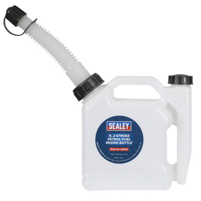 Sealey 2-Stroke Fuel Mixing Bottle Easily Visible Oil & Fuel 1L Various ...