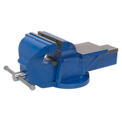 Sealey 200mm Heavy Duty Professional Cast Iron Fixed Base Vice Blue CV200XT