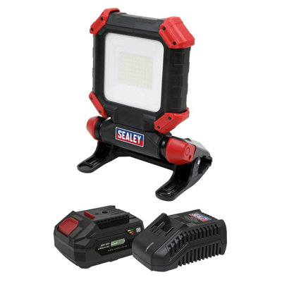 Sealey 20V 4Ah SV20 Series Cordless SMD LED 1800lm Worklight Kit ...
