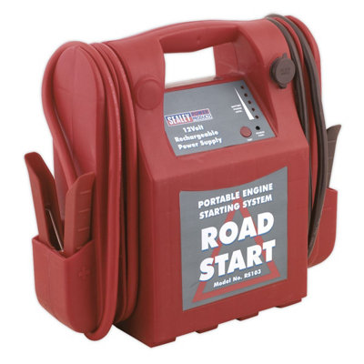 Sealey 3200A 12V RoadStart Emergency Jump Starter Battery Power Booster ...