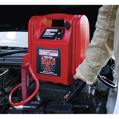 Sealey 3200A 12V RoadStart Emergency Jump Starter Battery Power Booster ...