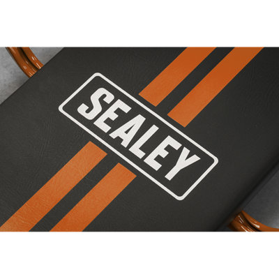 Sealey 36" Deluxe American-Style Creeper with Steel Frame & 6 Wheels ...