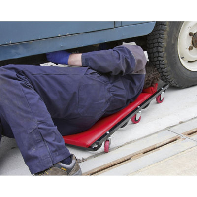 Sealey 36" Deluxe American-Style Creeper with Steel Frame & 6 Wheels ...