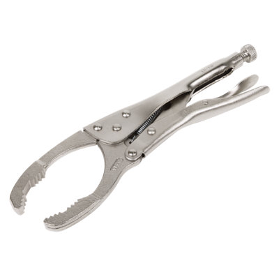 SEALEY 45-130MM OIL FILTER LOCKING PLIERS CHROME VANADIUM MOLYBDENUM AK6422