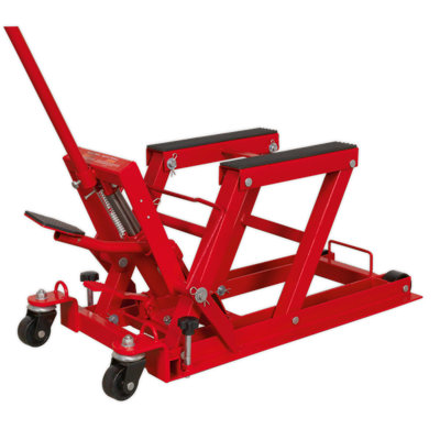 Sealey 680kg Hydraulic Motorcycle & Quadbike Lift Heavy Steel ...