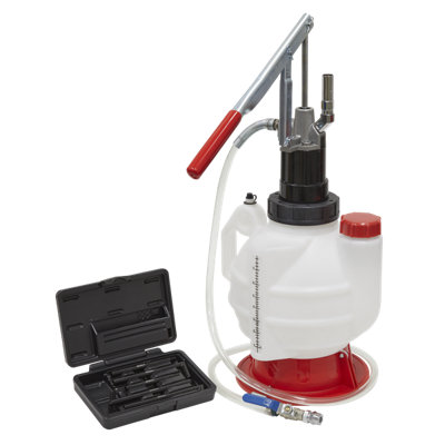 Sealey 7L Gear Oil Dispensing Unit With Fluid Control Valve 1.5m Hose ...