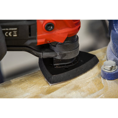 Sealey 9 Pieces Detail Sander 90mm Sanding Sheet Set Multiple Grit ...