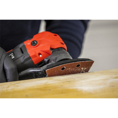 Sealey 9 Pieces Detail Sander 90mm Sanding Sheet Set Multiple Grit ...