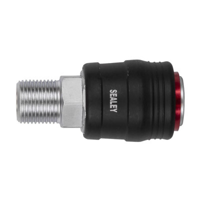 Sealey ACH62 High Flow Coupling Body Male 3/8"BSPT