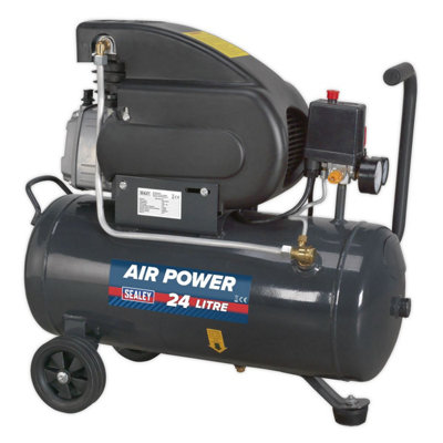 Sealey Air Compressor 24L Direct Drive 2hp SAC2420E