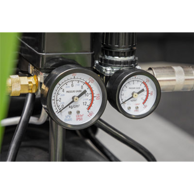 Sealey Air Compressor 24L Direct Drive 2hp with 4pc Air Accessory Kit ...