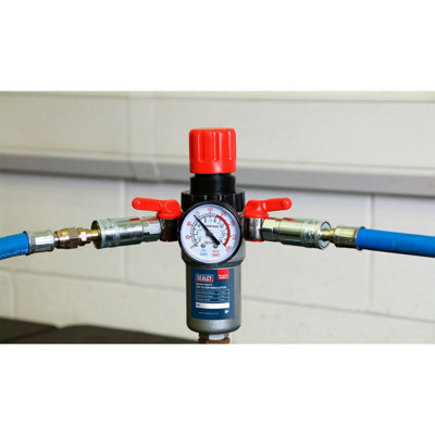 Sealey Air Filter/Regulator Heavy-Duty SA2FR