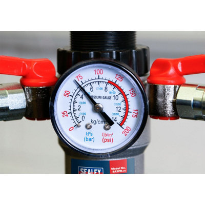 SEALEY AIR FILTER/REGULATOR HEAVY-DUTY SA2FR