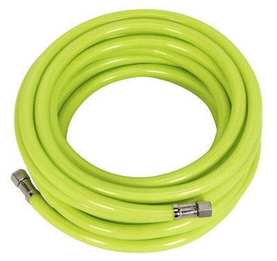Sealey Air Hose High-Visibility 10m x 8mm with 1/4"BSP Unions