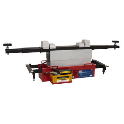 Sealey Air Jacking Beam 2 Tonne with Arm Extenders & Flat Roller ...