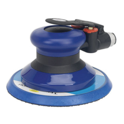 Sealey Air Palm Orbital Sander With Soft Rubber Handgrip 150mm 1/4" BSP ...
