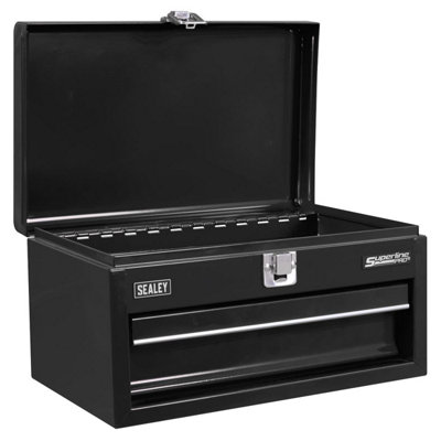 Sealey APMTB2 Superline Pro Mini Toolbox with Drawer - Black