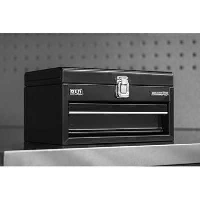 Sealey APMTB2 Superline Pro Mini Toolbox with Drawer - Black