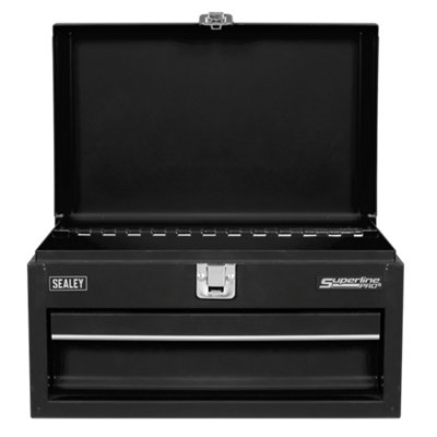Sealey APMTB2 Superline Pro Mini Toolbox with Drawer - Black