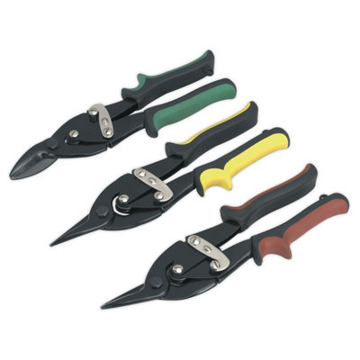 Sealey Aviation Tin Snips Set 3pc AK6907