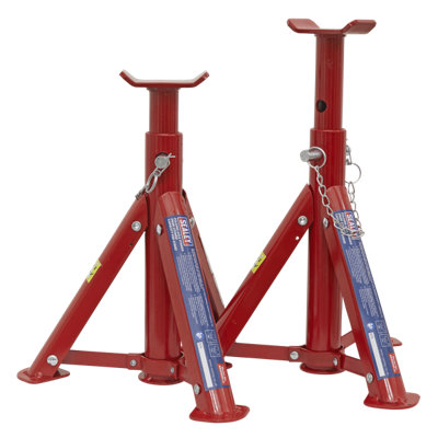 SEALEY AXLE STAND 2 TON 2T TONNE PER STAND FOLDING STANDS LIFT JACK 4T ...