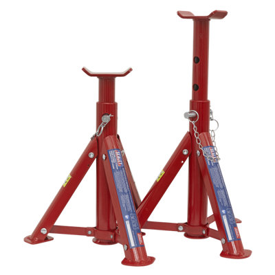SEALEY AXLE STAND 2 TON 2T TONNE PER STAND FOLDING STANDS LIFT JACK 4T ...