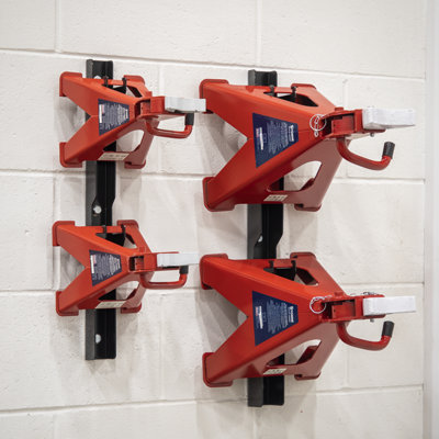 Sealey Axle Stand Storage Rack 2 & 3 Tonne Wall Mountable Space Saving SR23