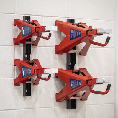 Sealey Axle Stand Storage Rack 2 & 3 Tonne Wall Mountable Space Saving SR23
