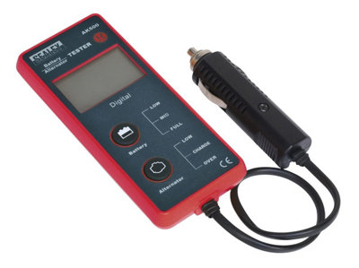 Sealey Battery & Alternator Tester 12V - LCD Screen AK500