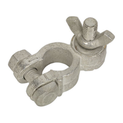 Sealey Battery Terminal - Post with Washer & Wing Nut 24V Negative Pack ...
