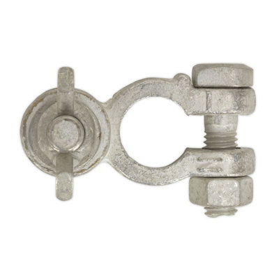 Sealey Battery Terminal - Post with Washer & Wing Nut 24V Negative Pack ...