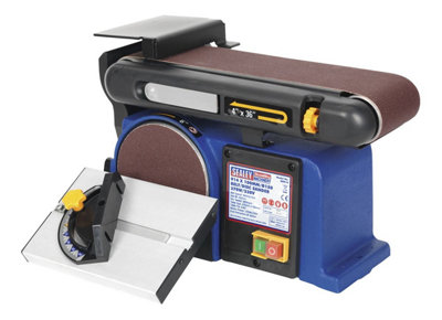 Sealey Belt/Disc Sander With Mitre Gauge 915 x 100mm/Diameter 150 370W ...