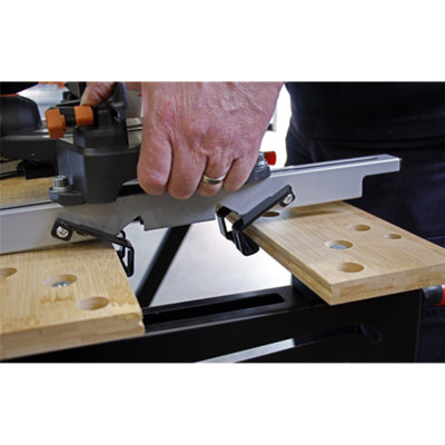 Sealey Benchclaw Mitre Saw Workbench Clamp Universal Portable - Silver ...