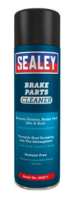 Sealey Brake Parts Cleaner 500ml Pack of 6 SCS011