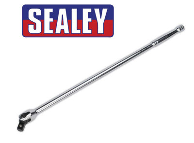 SEALEY BREAKER BAR 1/2" 450MM AK7301 18" DRIVE FLEXI HEAD KNUCKLE ...