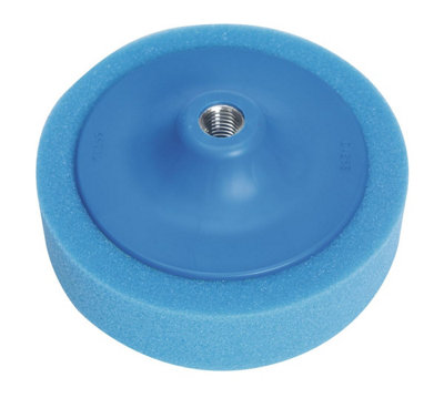 Sealey Buffing Polishing Foam Head 150 50mm 5/8" UNC Blue/Medium PTC/CH ...