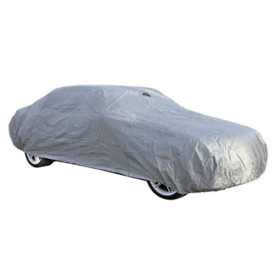 Sealey Car Protective Cover Side-Opening Zip 2 Layers XL ...