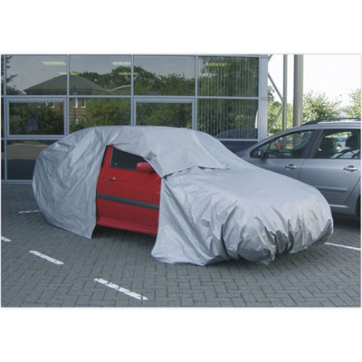 Sealey Car Protective Cover Side-Opening Zip Medium 4060 x 1650 x ...