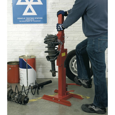 Sealey Coil Spring Compressing Station Hydraulic Unit 1500kg Foot ...
