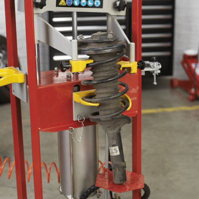 Sealey Coil Spring Compressor Air Operated With Strut Locating Platform ...