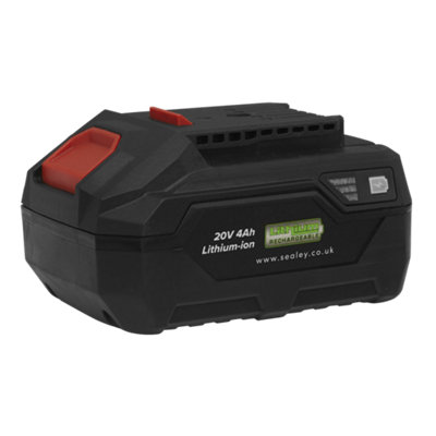 Sealey Cordless Angle Grinder Kit 115mm 20V - 2 Batteries 4Ah CP20VAGBKIT