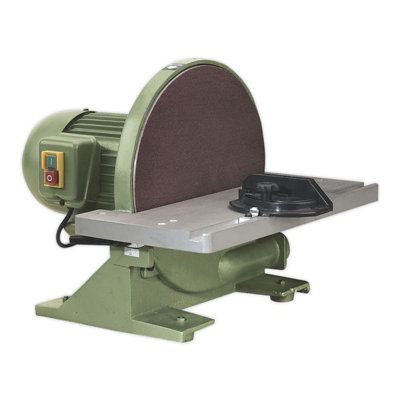 Sealey Diameter 305mm Disc Sander Includes No-Volt Load Release Switch ...