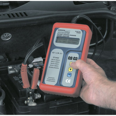Sealey Digital Battery & Alternator Tester 6-12V Battery 6, 12, 24V ...