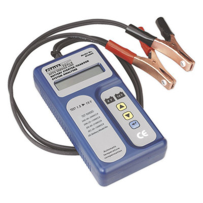 Sealey Digital Battery & Alternator Tester 6-12V Battery 6, 12, 24V ...
