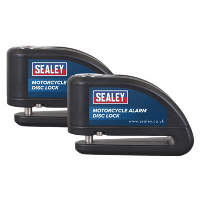 Sealey DL5052 Motorcycle Alarm Disc Lock - Pair