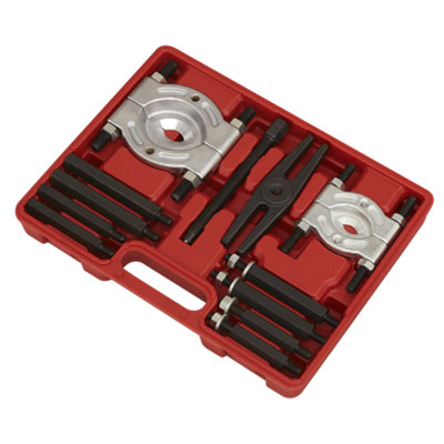Sealey Double Mechanical Bearing Separator & Puller Set - 12 Pieces PS984