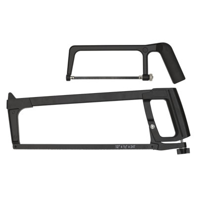 Sealey Engineers Hacksaw Set With Multi-Position Clamp 2 Pieces - Black ...